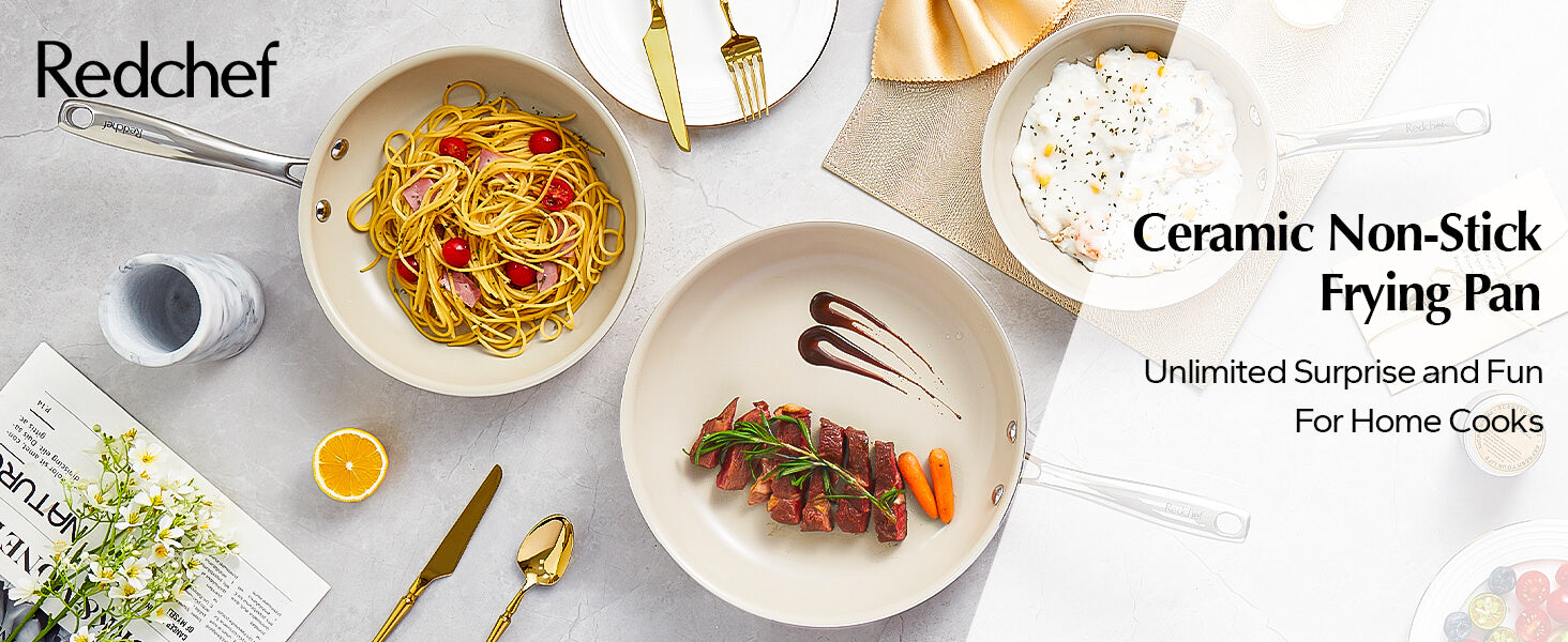 Redchef Gemma Frying Pans 3 pcs Set 8+9.5+11" – RedChef